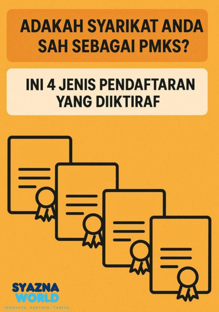 Adakah Syarikat Anda Sah Sebagai PMKS? Ini 4 Jenis Pendaftaran Yang ...